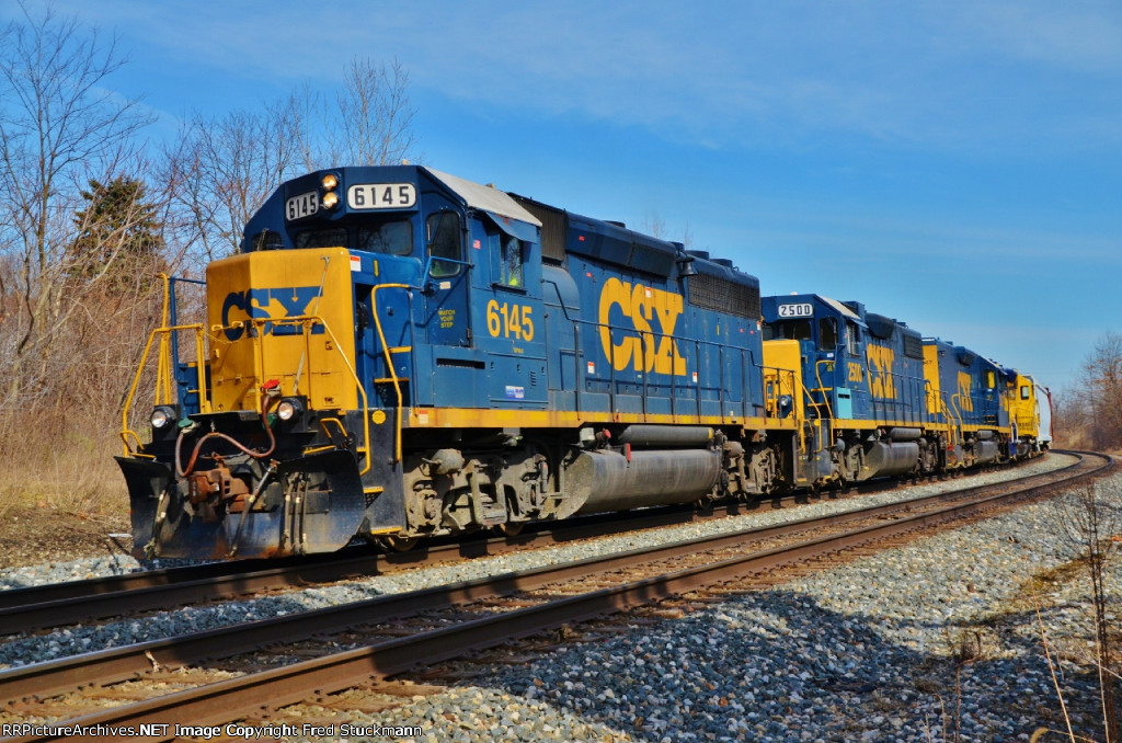 CSX 6145, 2500 & 2347